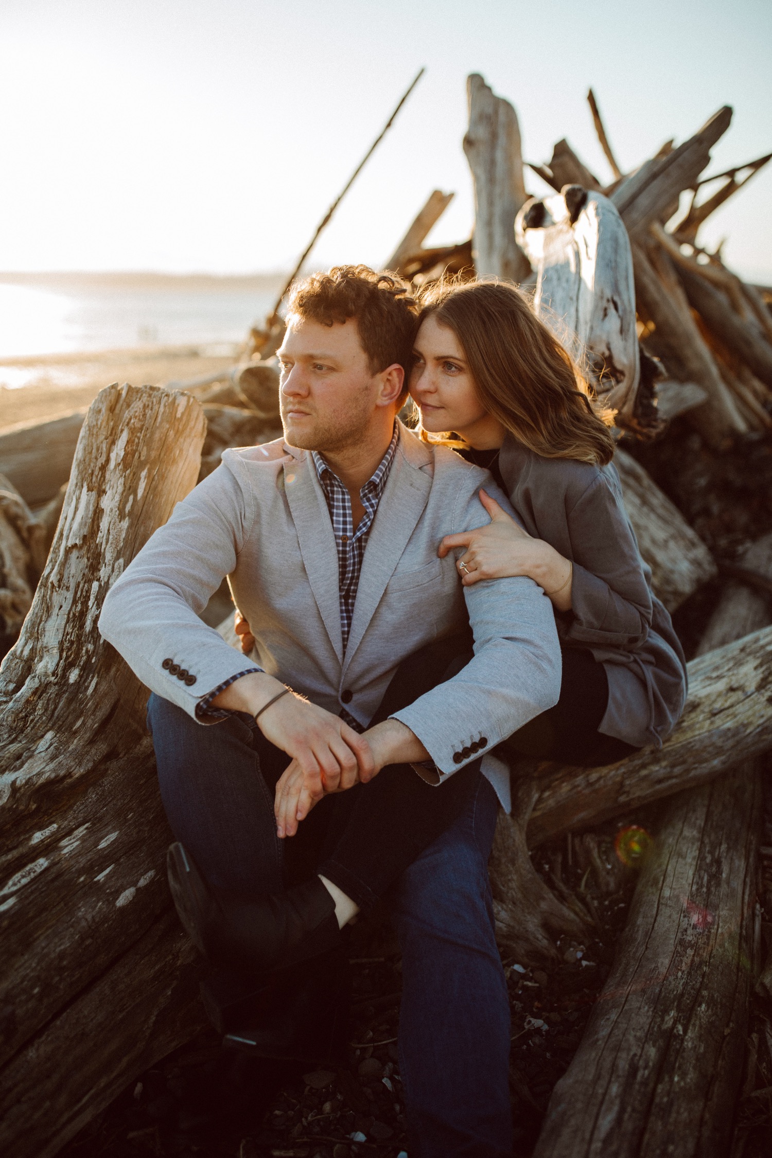 Discovery Park Engagement Session|Kelly + Blake - Beth Solano Photography