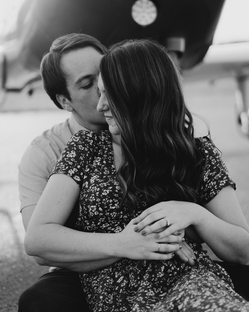 Charlotte-Monroe Executive Airport Engagement Session // Carter + Alec ...
