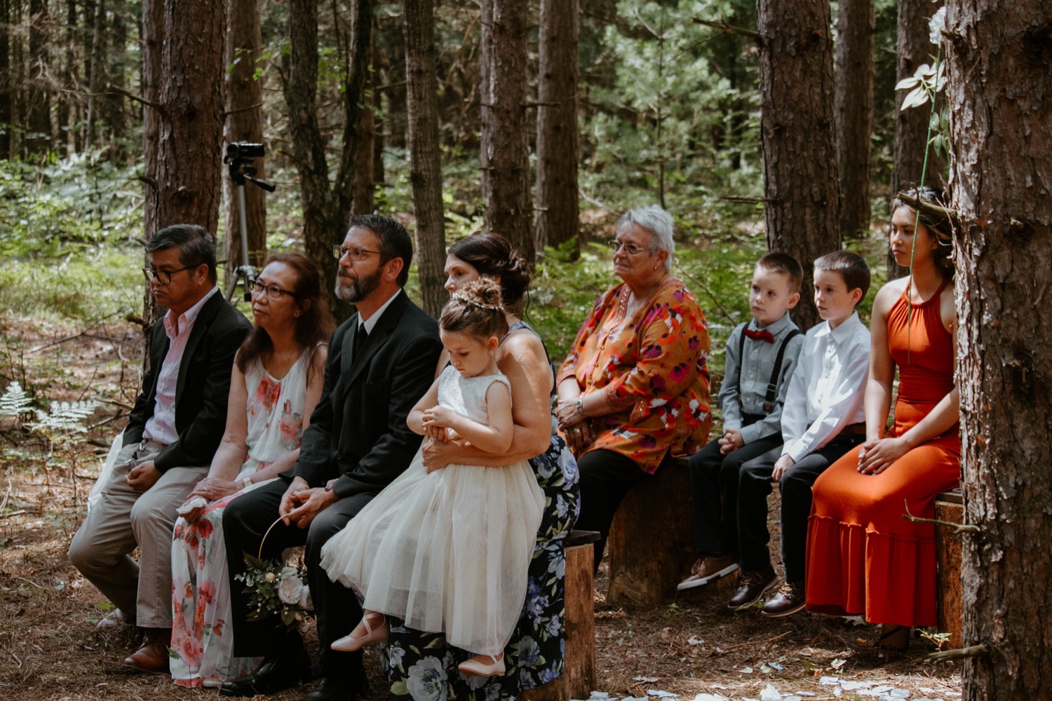 Northern Michigan Forest Wedding - Aliscia Marie Photography