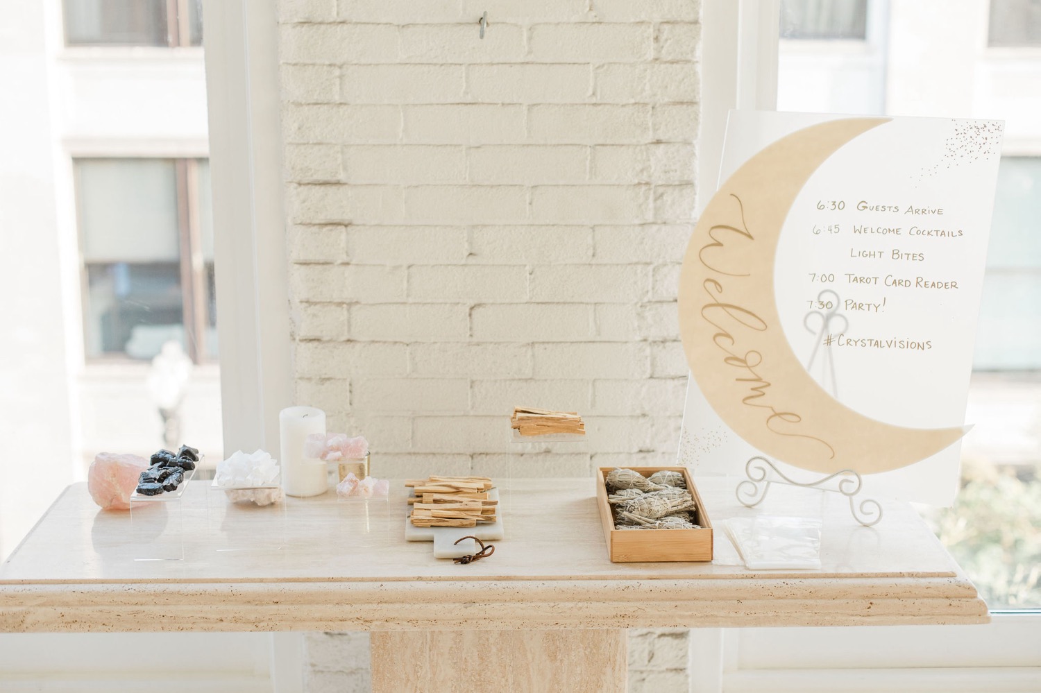 My crystal boho birthday party - rachaelkazmier.com