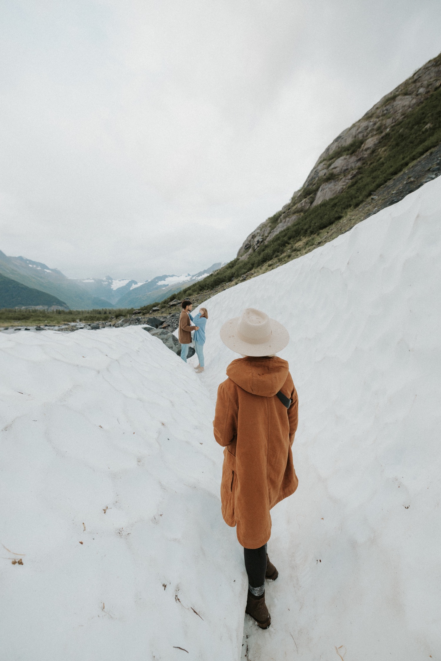 Wild Alaska Glacier Couple Session - brookenalani.com