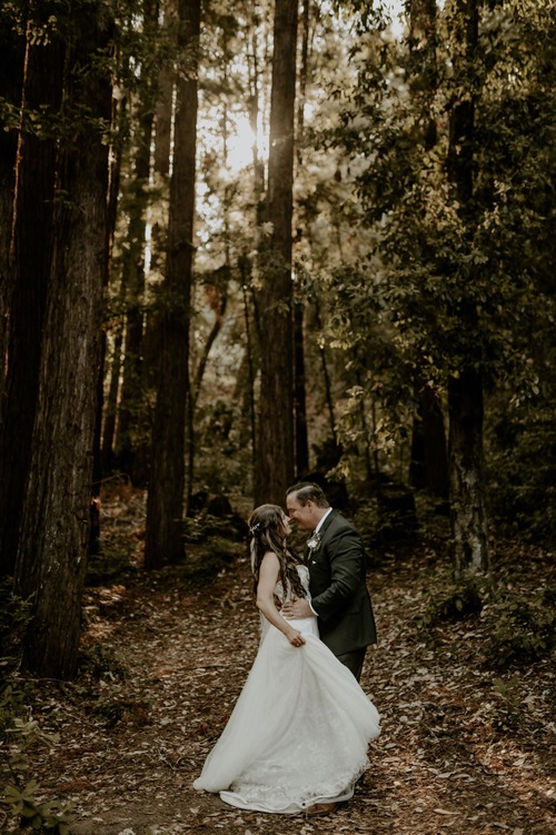 Redwood Forest Wedding at Sparrow Valley Retreat | alyssamarieephoto.com