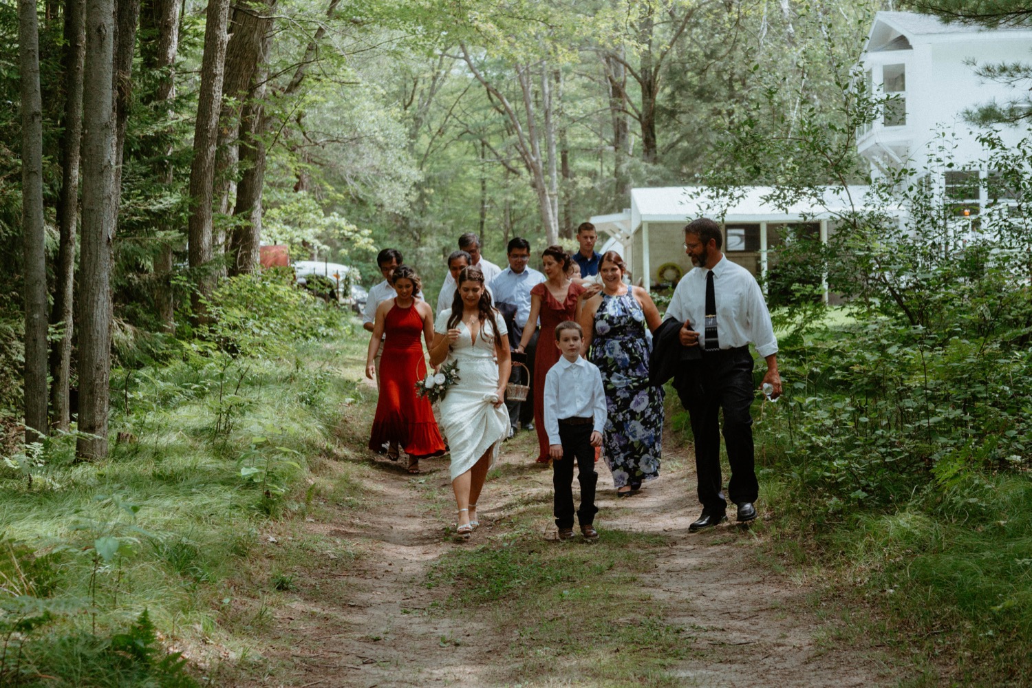 Northern Michigan Forest Wedding - Aliscia Marie Photography