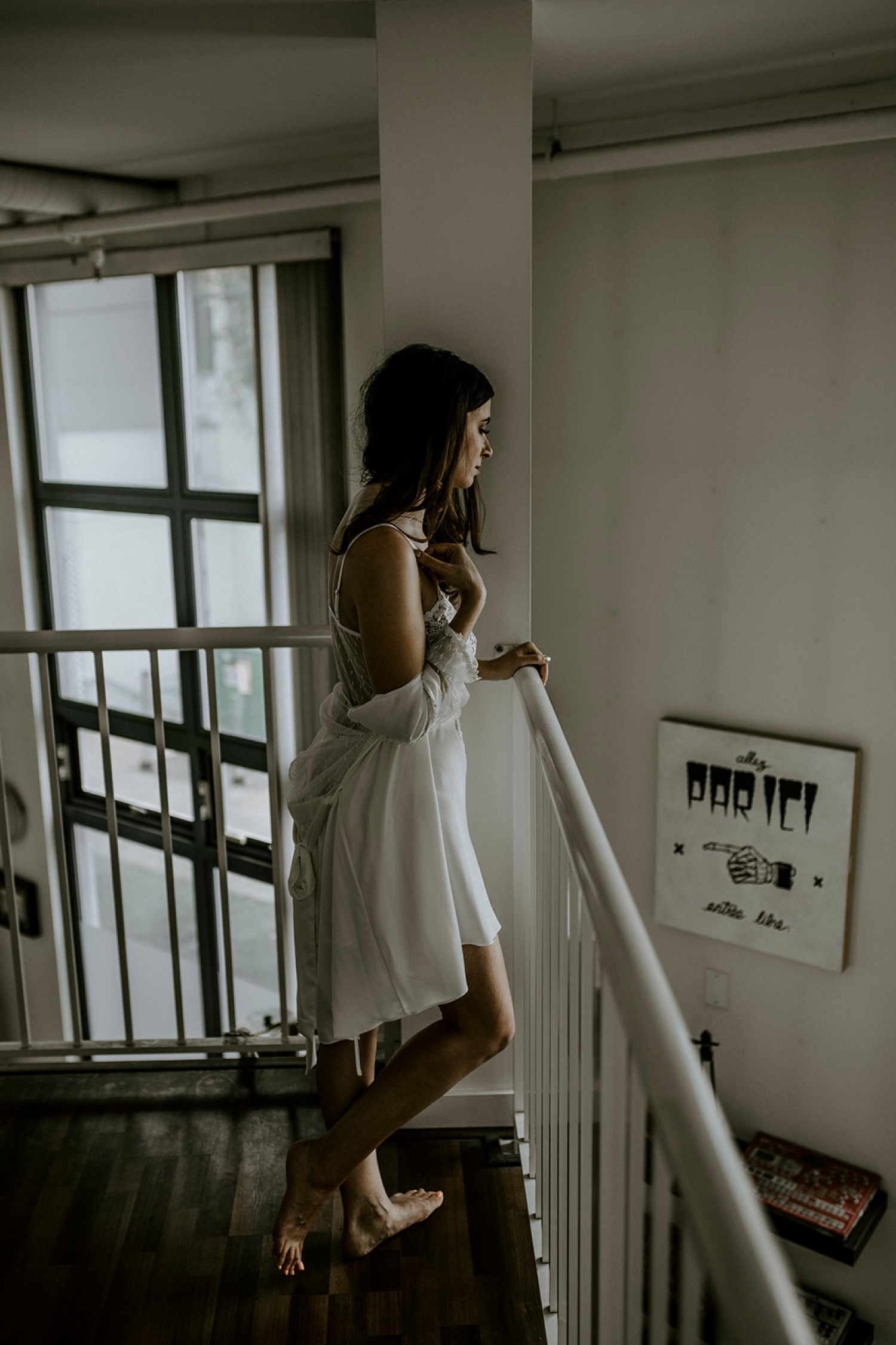 Boudoir Session Ideas On Stairs