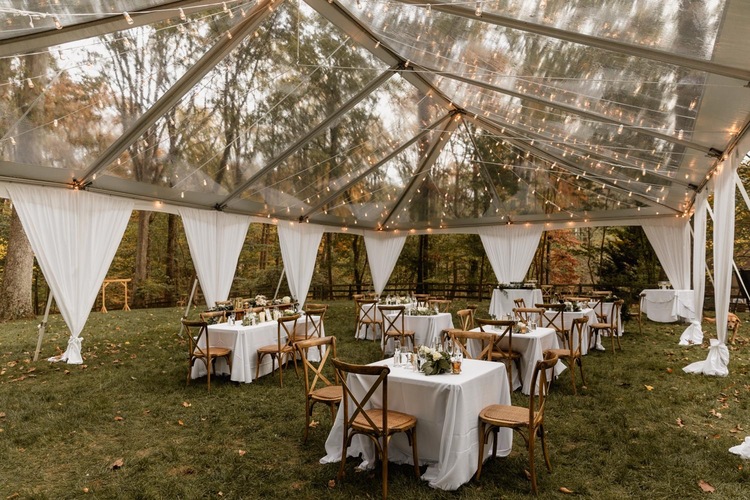 Rain Marquee Wedding