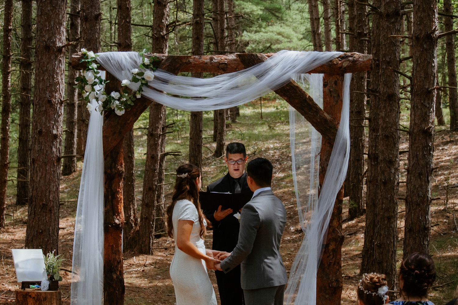 Northern Michigan Forest Wedding - Aliscia Marie Photography