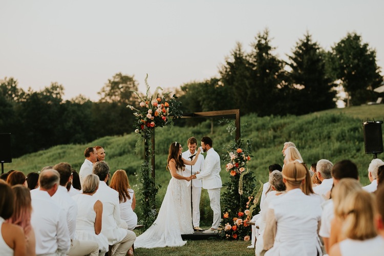 Modern White Wedding